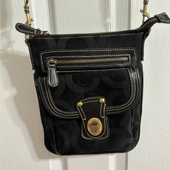 Coach | Bags | Coach Legacy 4725 Swingpack Crossbody Bag Black | Poshmark